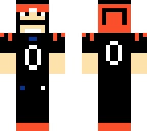 Cincinnati Bengals Uniform Base | Minecraft Skin