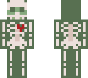 green skully | Minecraft Skin