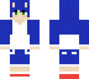 human sonic | Minecraft Skins