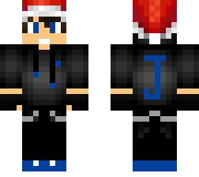 Jman in a Santa hat | Minecraft Skin