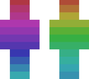 Rainbow alt shading | Minecraft Skin