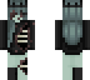 Rotting Zombie W/ Crown | Minecraft Skin