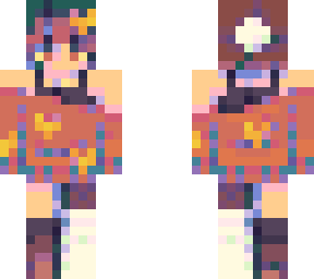 Snowman by the campfire ; rce | Minecraft Skin