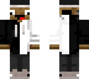 Black and White Zyph | Minecraft Skin