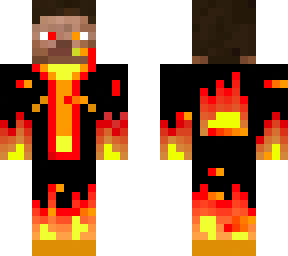 Elemental Fire Steve | Minecraft Skin