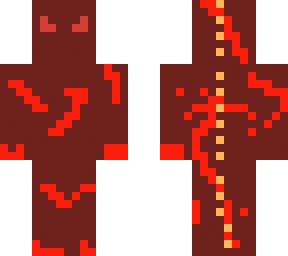 Fire monster | Minecraft Skin