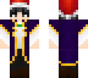 Minecraft Pnsdg with Santa hats skin | Minecraft Skin