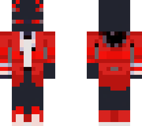 Red enderman | Minecraft Skin