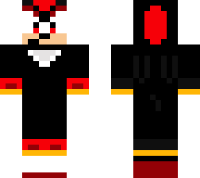 Shadow the Hedgehog | Minecraft Skin