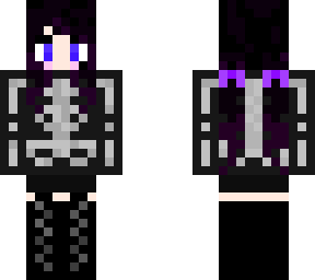 skeleton girl | Minecraft Skins