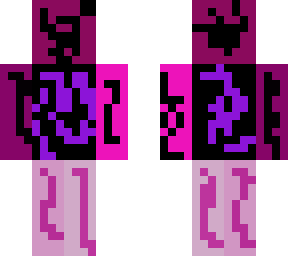 fiolet i czer | Minecraft Skin