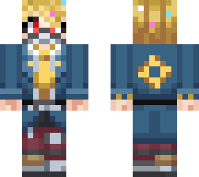 Joni the Red (Blue Blood) | Minecraft Skin