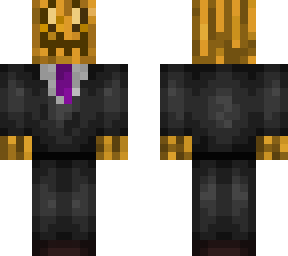 Pumpkin in a Suit | Minecraft Skin
