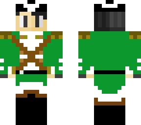 Revolution Man (green) | Minecraft Skin