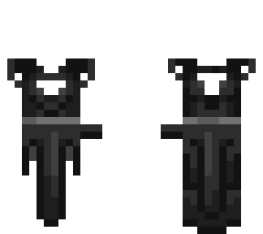 Robe Noir | Black Dress | Minecraft Skin