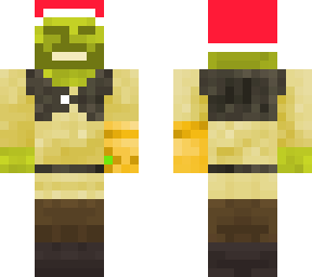 Santa Giga-Shrek | Minecraft Skin