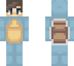 blue turtle onsie | Minecraft Skin