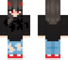 devil girl | Minecraft Skin