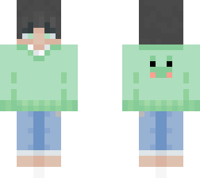 frog nature boy aesthetic farm cute | Minecraft Skins
