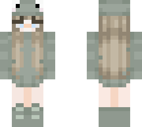 frog girl | Minecraft Skin