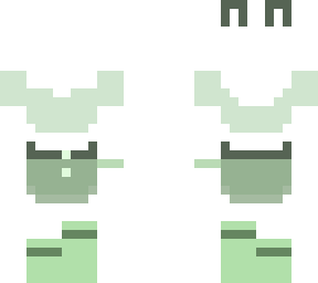 GG (Go Green!!) [Dull Color Series OutfitBases] | Minecraft Skin