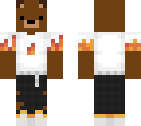 Larousse super hot y en llamas | Minecraft Skin