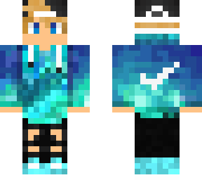 Nike azul chico | Minecraft Skin