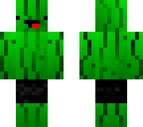 Derp pickle with a bath costume | Minecraft Skin