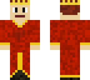 Dragon king red robe | Minecraft Skin