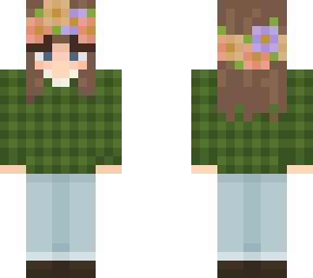 girl cottagecore | Minecraft Skins