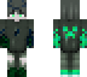Green Fire(edited) | Minecraft Skin