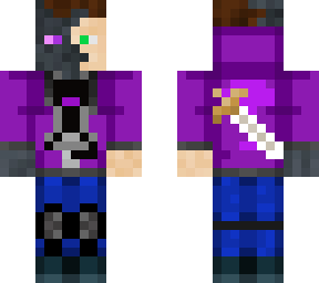 Half enderman half human | Minecraft Skin