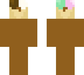 Ice cream head | Minecraft Skin