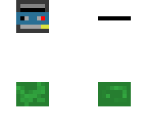 Observer Face with a bath costume | Minecraft Skin