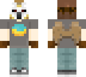 Person with Owl mask + Wings | Minecraft Skin