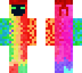 Rainbow man | Minecraft Skin