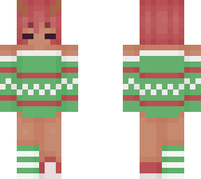 Red nosed reindeer // raffle base used | Minecraft Skin