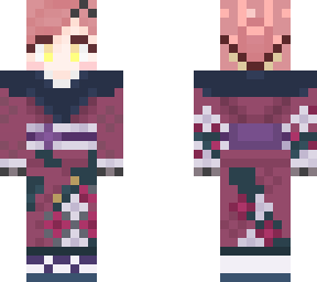 Rikuhachima Aru(New Year) | Minecraft Skin