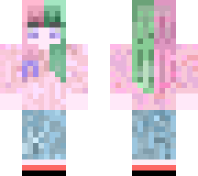 Shygunulys (Techno Ribbon RIP) | Minecraft Skin