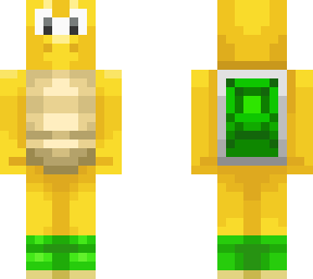 Super Mario - Mashup Pack - Green Koopa Troopa | Minecraft Skin