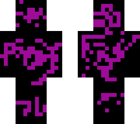 purple and balck | Minecraft Skins
