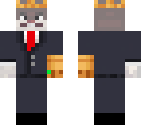Big Chungus+Gauntlet+Crown | Minecraft Skin