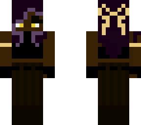 Black Girl With Purple Hair Minecraft Skin