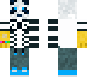 buff super panda | Minecraft Skin