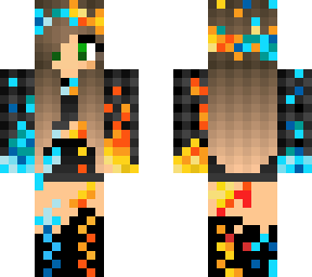 water fire | Minecraft Skins