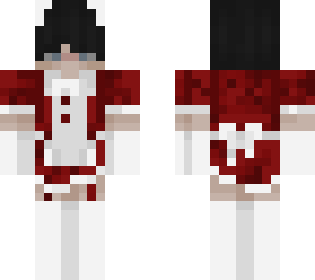 Red Maid Outfit | Minecraft Skin