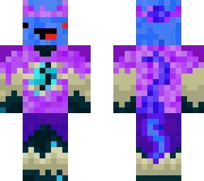 sculk axolotl | Minecraft Skin