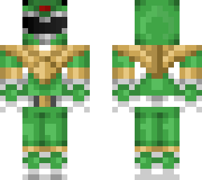 green power ranger | Minecraft Skins