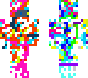 tie dye | Minecraft Skin