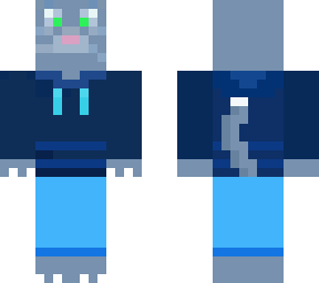 Cat in a Hoodie | Minecraft Skin
